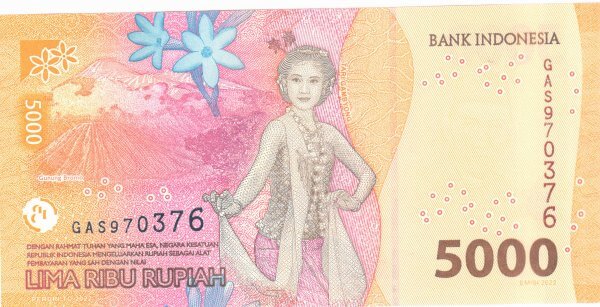 Indonesia - 5000 rupiah 2022 unc currency note - KB Coins & Currencies