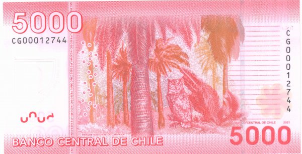 Colombia 5000 pesos 2021 unc polymer currency note - KB Coins & Currencies