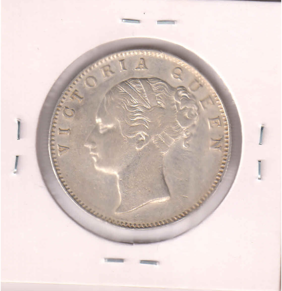 East India co.- 1 rupee 1840 continue legend 19 berries Xf coin E3 - KB ...