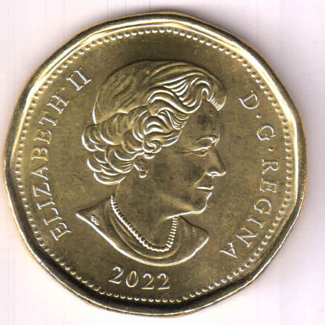 Canada - 1 dollar 2022 color unc coin - KB Coins & Currencies