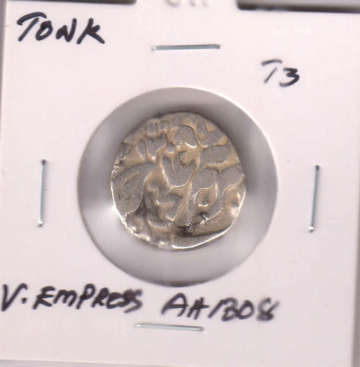 Tonk state - rupee , Victoria Empress Ah 1308 silver coin T3 - KB Coins ...