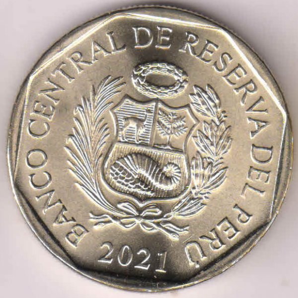Peru - 1 sol 2021 unc coin - KB Coins & Currencies