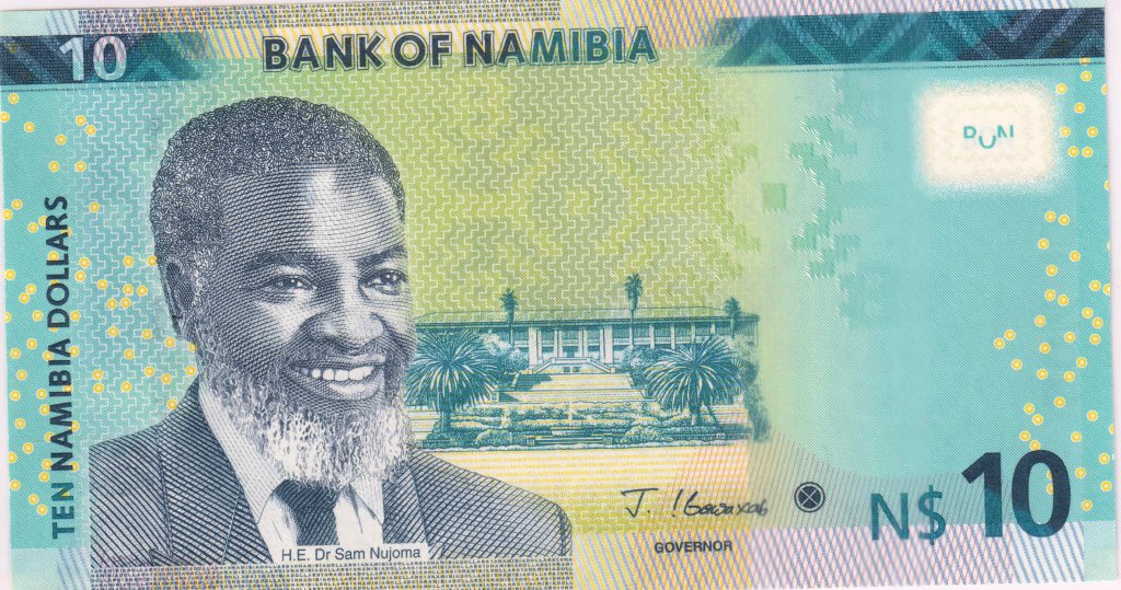 Namibia - 10 dollars 2021 unc currency note - KB Coins & Currencies