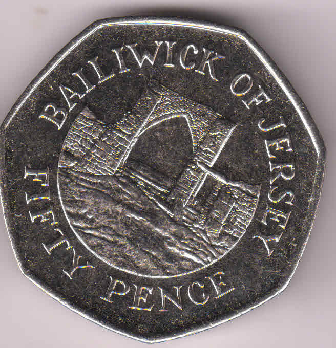 Jersey - 50 pence 2016 unc coin - KB Coins & Currencies