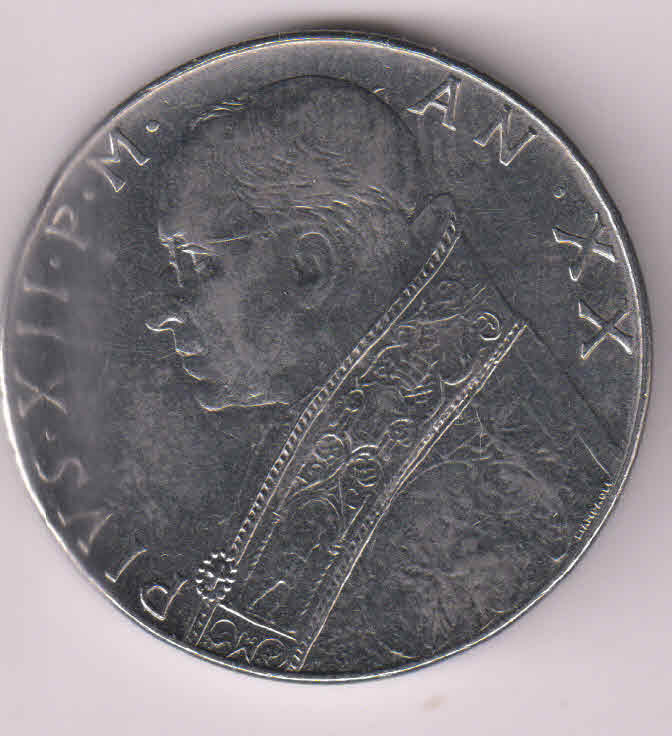 Vatican - 100 lira Pope xf coin - KB Coins & Currencies