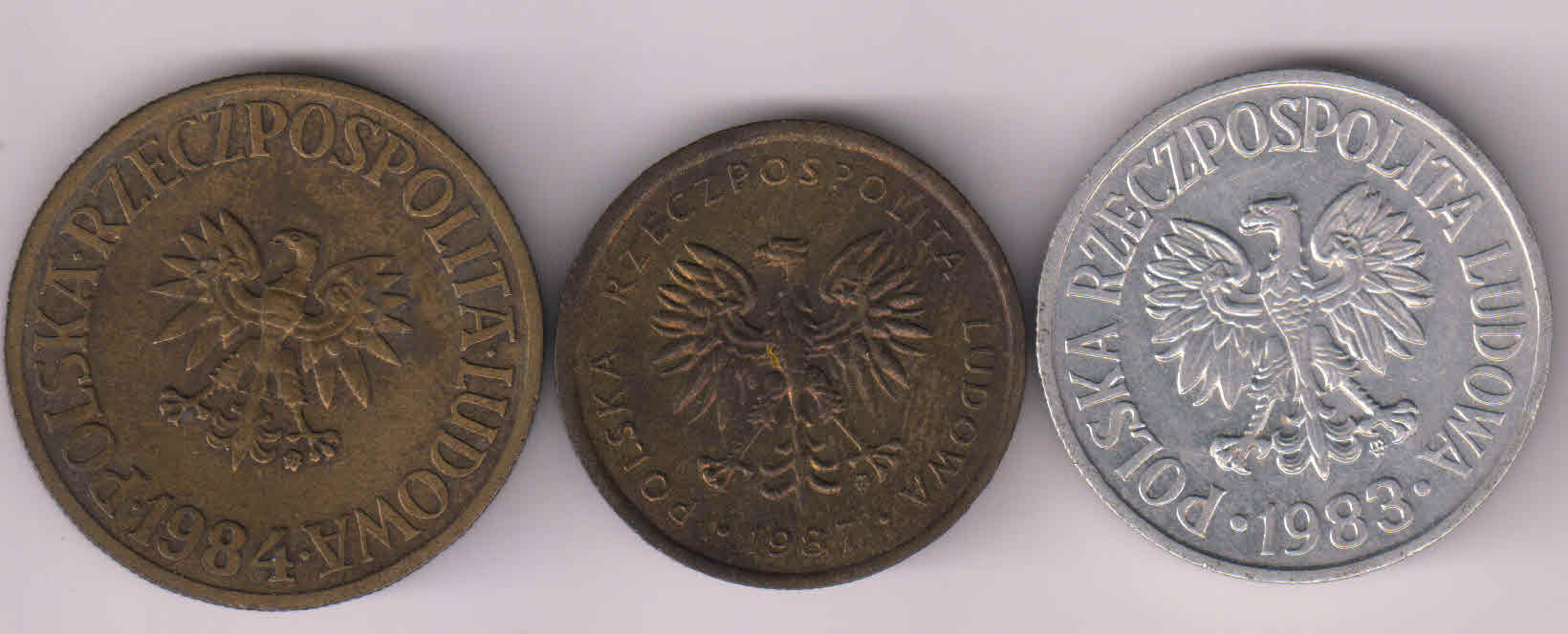 Poland 3 different coins - KB Coins & Currencies