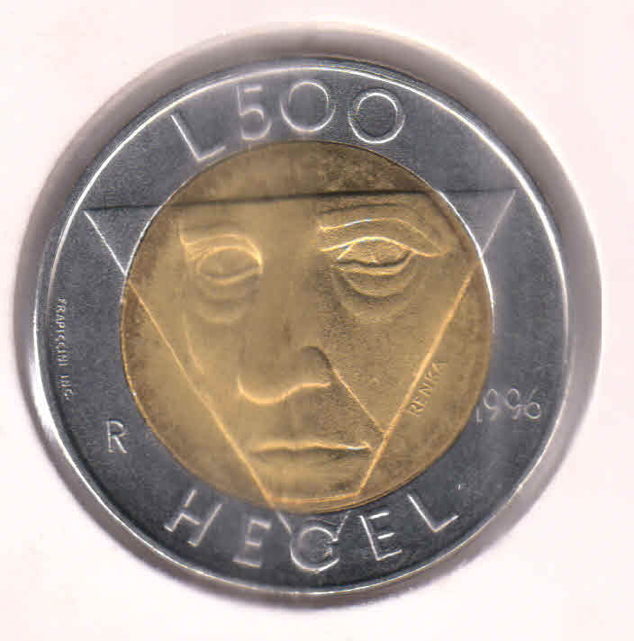 San Marino 500 lira 1996 bimetal coin S9 - KB Coins & Currencies