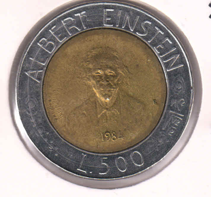 San Marino 500 lira 1984 bimetal coin S14 - KB Coins & Currencies