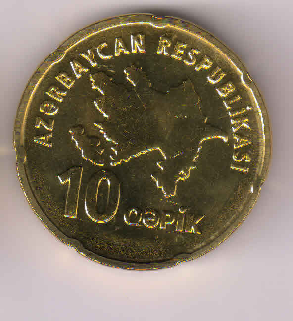 Azerbaijan - 10 kopek 2021 unc coin - KB Coins & Currencies