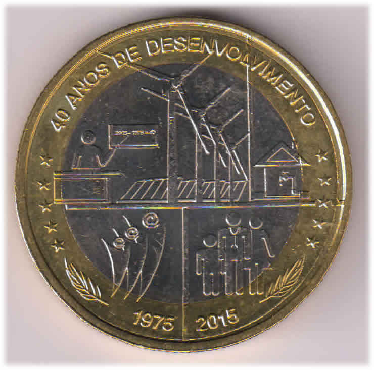 Cape Verde - 250 escudos 2015 unc bimetal coin - KB Coins & Currencies