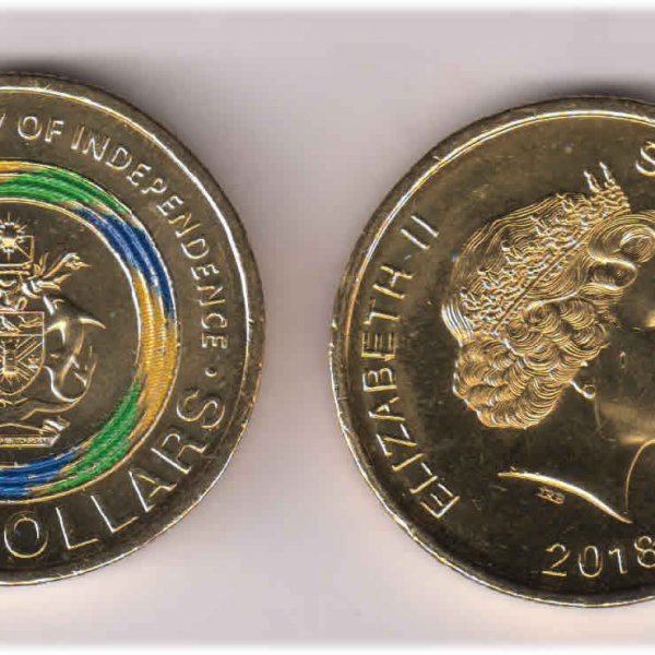 Solomon Islands - 2 dollars 2019 color unc coin - KB Coins & Currencies
