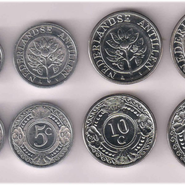 Netherlands Antilles - 1 ,5,10,25 cents set of 4 unc coins - KB Coins ...