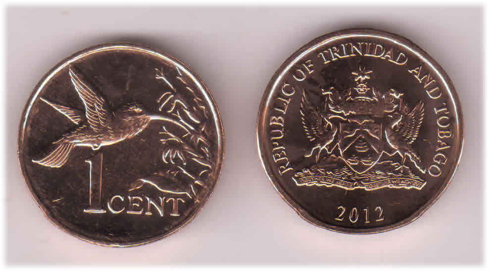 Trinidad and Tobago - 1 cent 2002 unc coin - KB Coins & Currencies