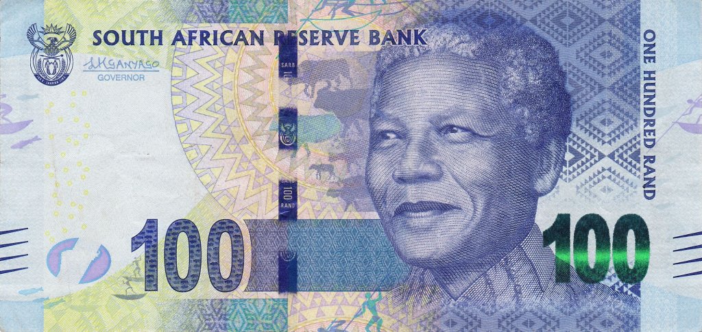 South Africa 100 rand 2014 unc currency note - KB Coins & Currencies