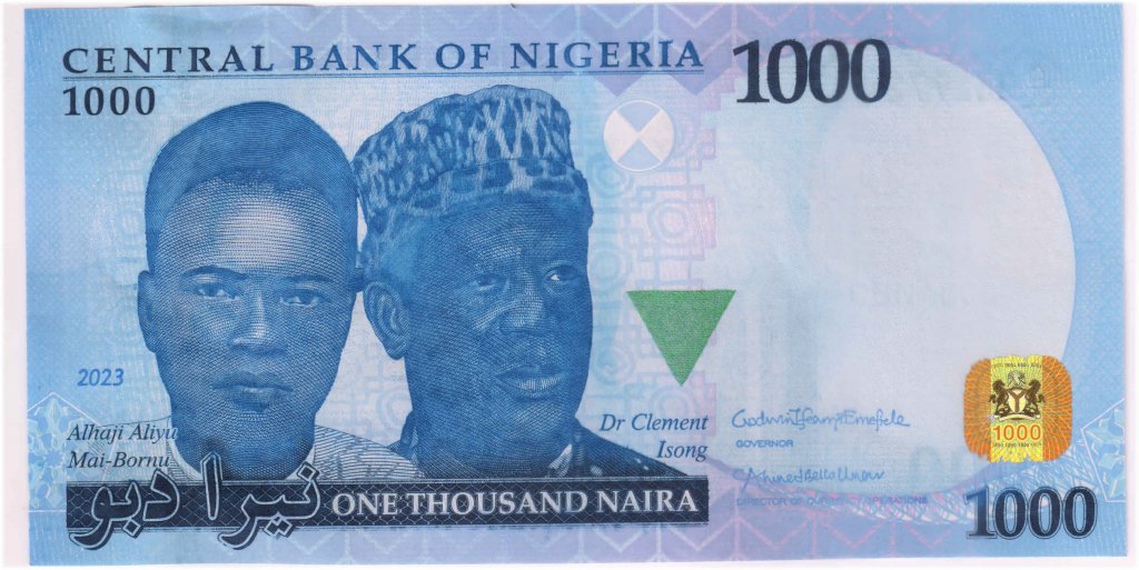 Nigeria - 1000 naira 2023 unc currency note - KB Coins & Currencies