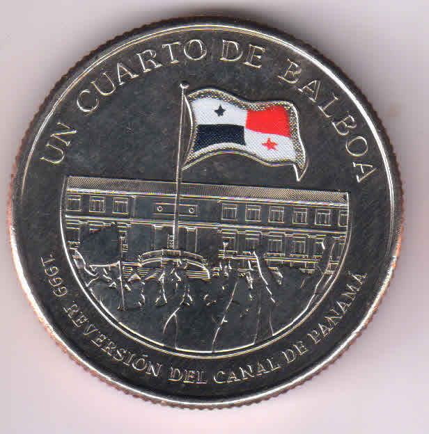 Panama 1/4 balboa 2016 color coin - KB Coins & Currencies