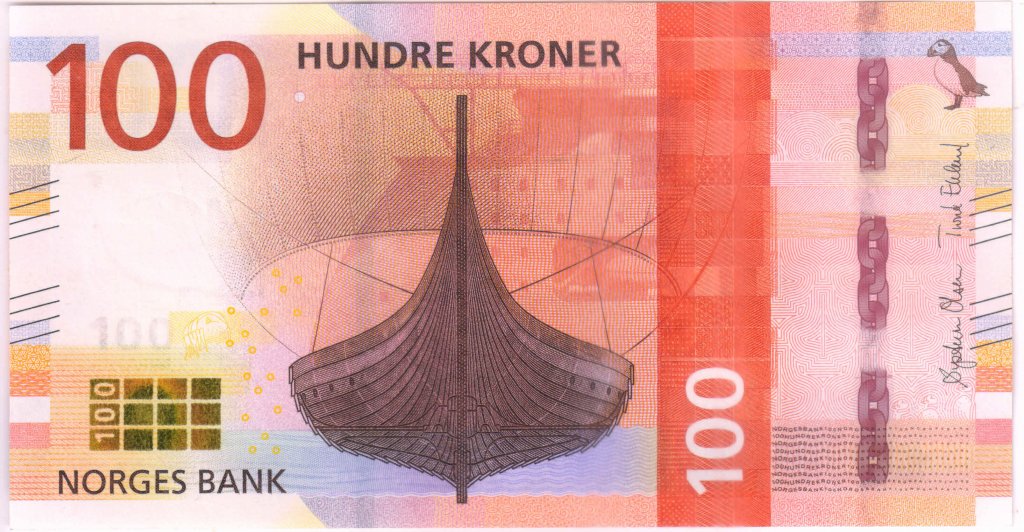 Norway - 100 kroner 2016 unc currency note - KB Coins & Currencies