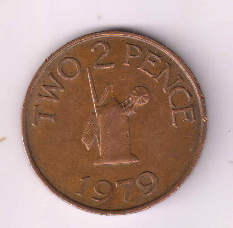 Guernsey - 2 pence 1977 - 81 vf coin - KB Coins & Currencies