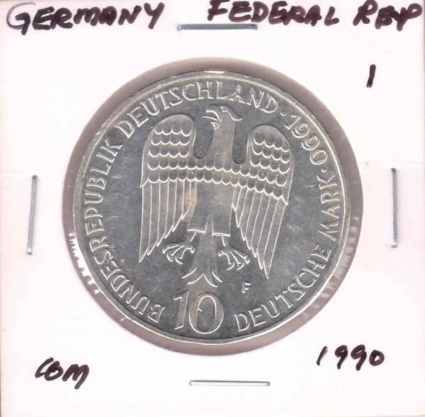 Germany, Federal Republic - 10 Deutsche Mark Frederick I. Barbarossa ...