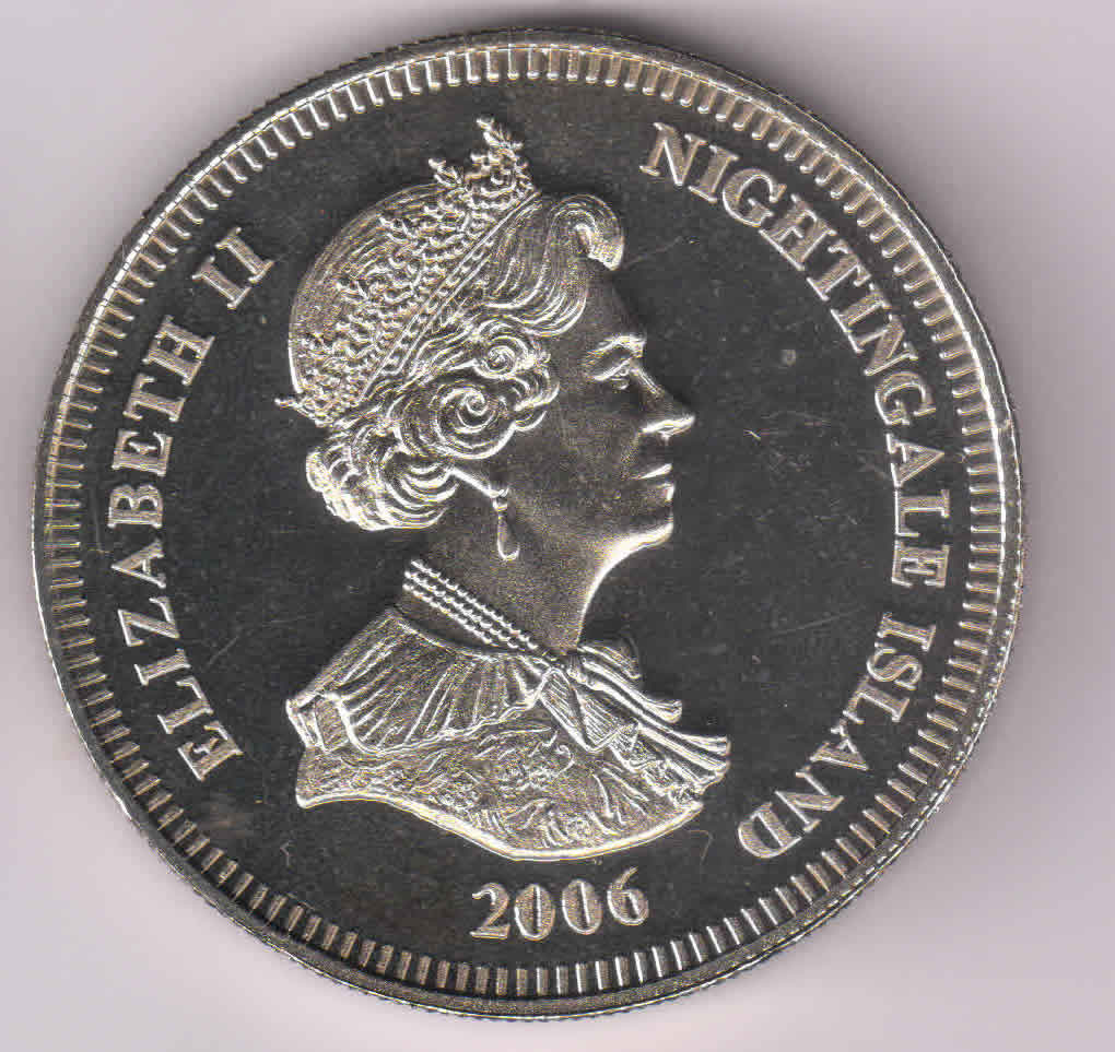 Nightingale Island - 1 crown 2006 unc coin - KB Coins & Currencies