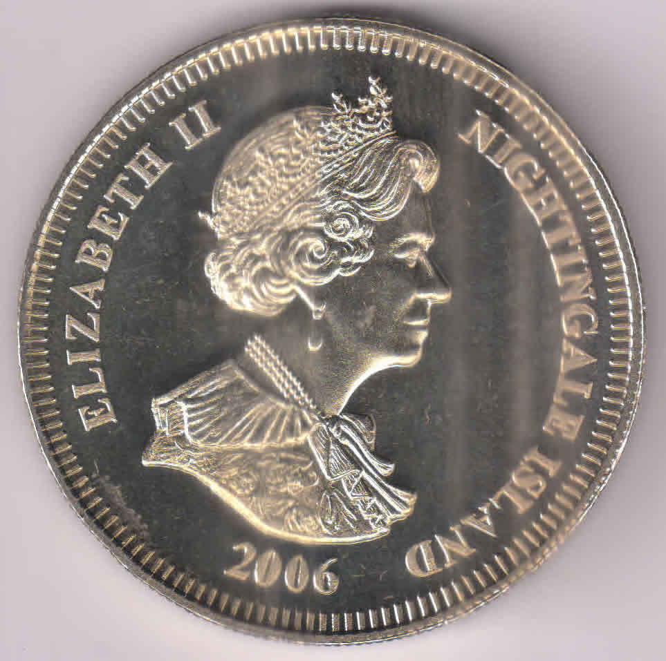 Nightingale Island - 1 crown 2006 unc coin - KB Coins & Currencies