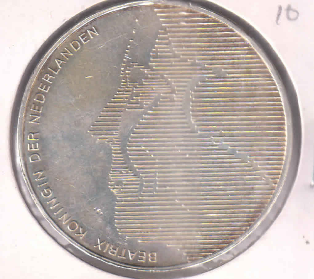 Netherlands - 50 gulden 1984 xf silver coin - KB Coins & Currencies