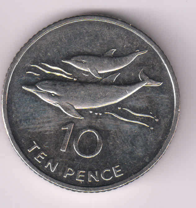 St. Helena Ascension Island 10 cents 1922 unc coin - KB Coins & Currencies