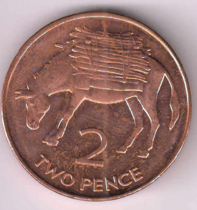 St. Helena Ascension Island 2 cents 1922 unc coin - KB Coins & Currencies