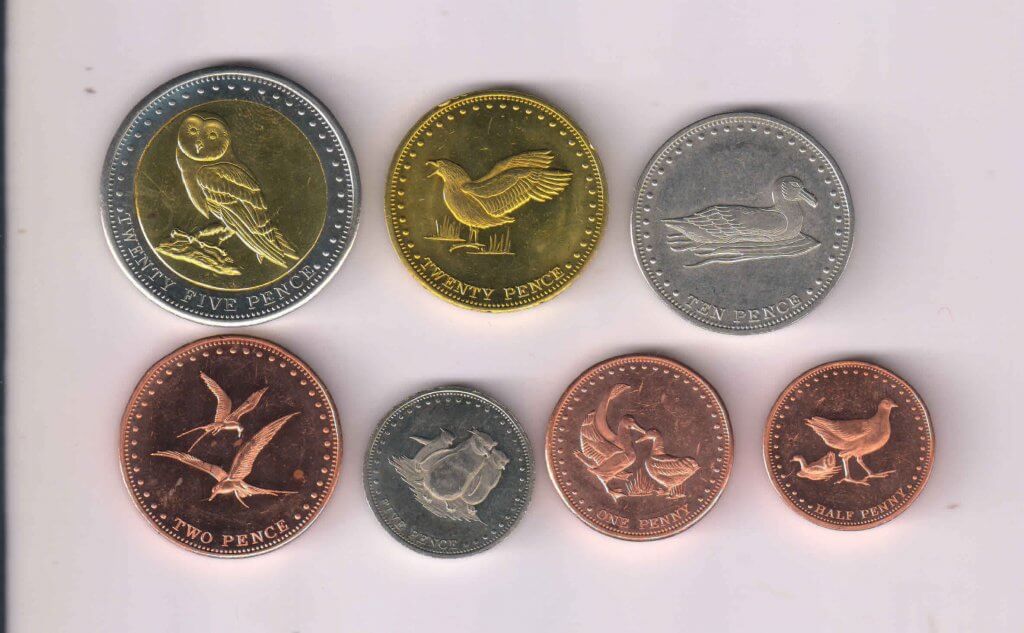 Gough Island - set of 7 unc coins - KB Coins & Currencies