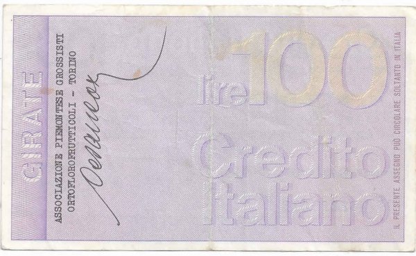 Italy / Padova province treasury 100 lire vf currency note - KB Coins ...